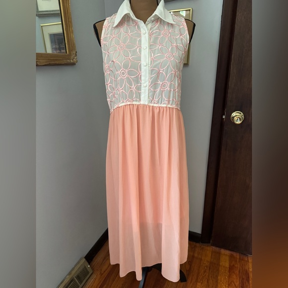 vintage unknown | Dresses | Vintage 95s60s Sheer Silky Chiffon Dress ...